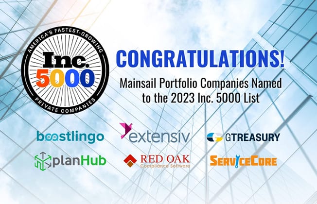 Inc. 5000 2023 List Features Six Mainsail Portfolio Companies ...