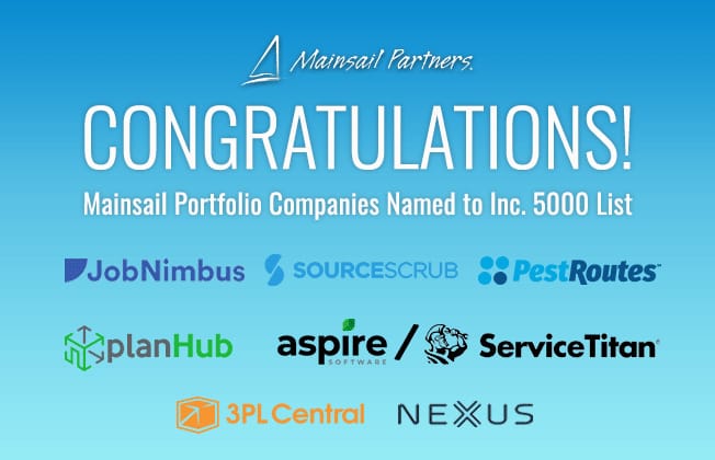 Inc. 5000 List Features Seven Mainsail Portfolio Companies - Mainsail ...